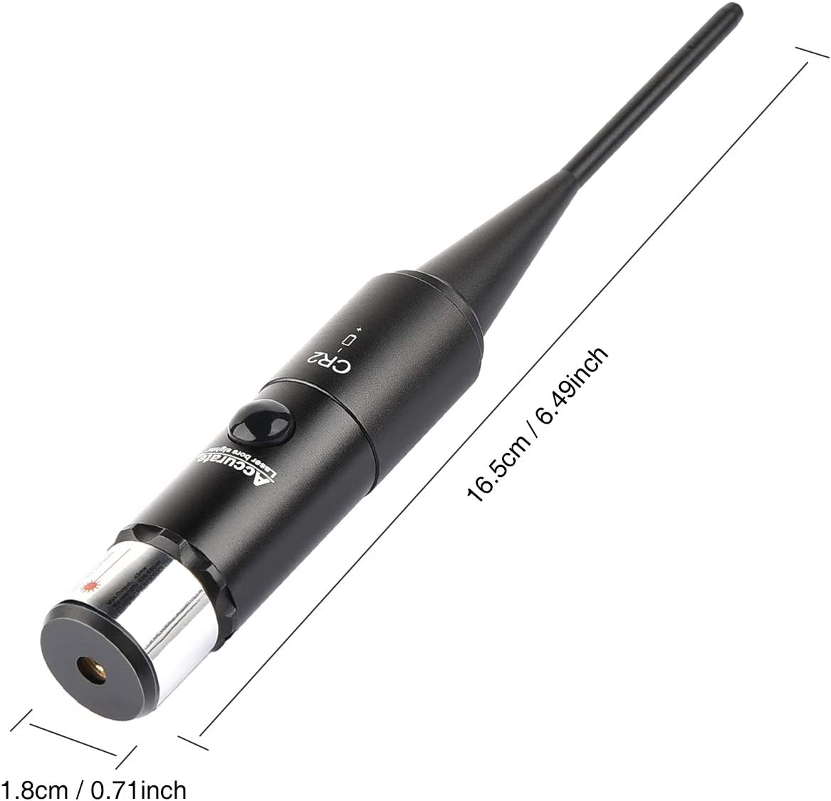 Laser Bore Sight Kit Multiple Caliber with Big Button Switch for 0.177 ...